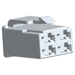 3E306-3200-008 | 2.0mm ピッチ I/O コネクタ ワイヤーマウントリセプタクル用 シェルキット（ストレート型 ...