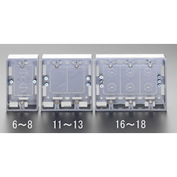 EA940CP-12 | [モール用] スイッチボックス(2穴/ベージュ) ﾀﾞｸﾄ | エスコ | MISUMI(ミスミ)