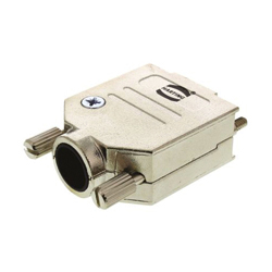 Harting D-subコネクタ用バックシェル D-sub シリーズ ストレート 50 極 サーモプラスチック （メーカー型番 ...