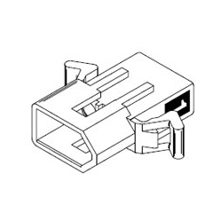3191-02P-201 | 6.7mmピッチ .093"・3191シリーズ プラグハウジング 3191-NP | モレックス ...