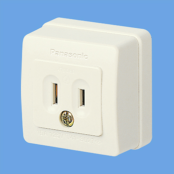 WK3004W | 国内刃型コンセント 露出アウトレット／2P、接地2Pタイプ | Panasonic | MISUMI-VONA【ミスミ】