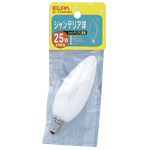 G-73H-C | シャンデリア球（クリア・ホワイト） 口金E12・E17・E26 ﾃﾞﾝｷｭｳ | ELPA朝日電器 | MISUMI(ミスミ)