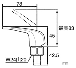 PR171-C-13 | シングルレバー単水栓上部 | 三栄水栓製作所 | MISUMI-VONA【ミスミ】