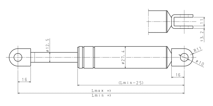 KPG400-80 | KPGシリーズ（オールガスタイプ） | KYB(カヤバ工業) | MISUMI-VONA【ミスミ】 838-8449