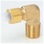 L4N8X6-PT1/4 | クイックシールシリーズ インサートタイプ（黄銅仕様） 90°エルボ (ミリサイズ) | ニッタ | MISUMI-VONA【ミスミ】