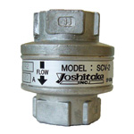 逆止弁（インラインチャッキ）[蒸気・熱水・水用] CVC3型 | ミヤワキ | MISUMI-VONA【ミスミ】