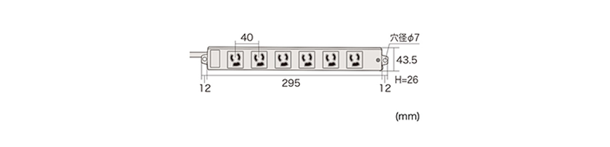 SANWA 工事物件タップ 抜け止めコンセント（TAPKE6L1） オフィス機器 | kochi-ot.main.jp