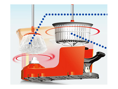 KMO-490S | 洗浄機能付き回転モップ（業務用・大型タイプ） | アイリスオーヤマ | MISUMI-VONA【ミスミ】