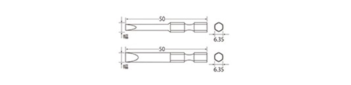 SB-BIT-1.0 | カノン トルクドライバー用マイナスビット（市販品共通） SB用 | 中村製作所 | MISUMI-VONA【ミスミ】