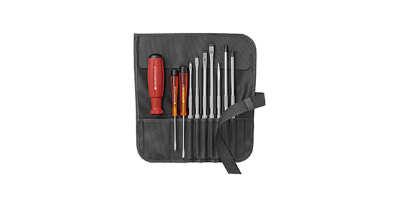 Screwdriver Set - with Interchangeable Blades, Round Shaft, PB 8218 | PB SWISS TOOLS | MISUMI