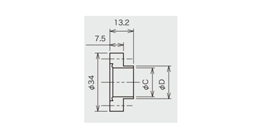 ICF34-H | ICFフランジシリーズ ICFミニフランジ | アドバンテック（真空配管） | MISUMI-VONA【ミスミ】