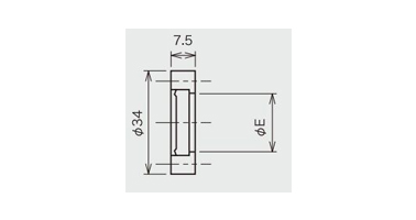 ICF34-H | ICFフランジシリーズ ICFミニフランジ | アドバンテック（真空配管） | MISUMI-VONA【ミスミ】