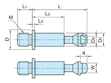 AMWPD40-M8 | エアクランプ ボルト（AMWPD-M） | イマオコーポレーション | MISUMI-VONA【ミスミ】