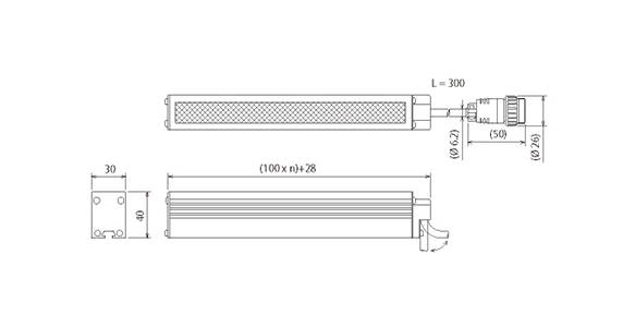 IDBB-LSRC1400W | コンパクトライン照明 IDBB-LSRCシリーズ | レイマック（旧：イマック） | MISUMI-VONA【ミスミ】