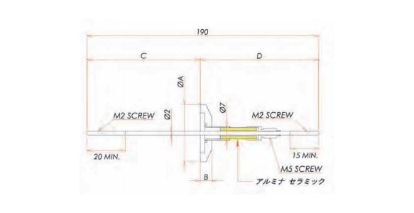 N43K35A4CUM2 | 電流導入端子 高電圧・中電流 3KV 35A | コスモテック（導入端子） | MISUMI-VONA【ミスミ】