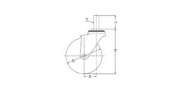 SU-SEL-65NLS-2-M12 | ステンレスキャスター SU-SELシリーズ 自在ストッパー付 | ナンシン | MISUMI-VONA【ミスミ】