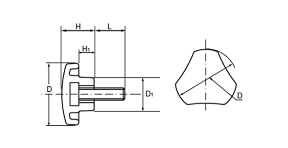 SPNTGH-ST3W-M10-50 | グリップボルト | SUNCO | MISUMI-VONA【ミスミ】