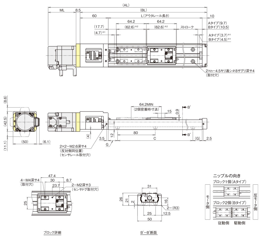 アクチュエータ SKR26 | THK | MISUMI-VONA【ミスミ】
