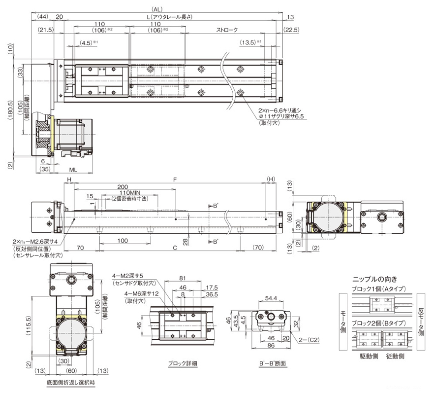 アクチュエータ KR46 | THK | MISUMI-VONA【ミスミ】