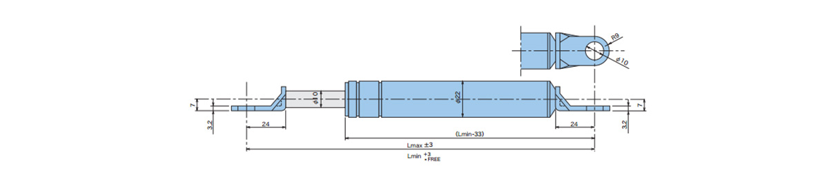KMF100-40 | KMFシリーズ（フリーピストンタイプ） | KYB(カヤバ工業) | MISUMI-VONA【ミスミ】